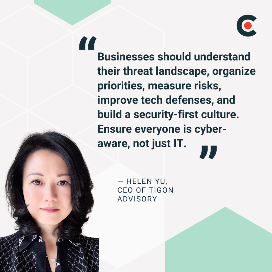 Helen Yu on Staying One Step Ahead with Proactive Cybersecurity in 2025 | Clutch.co