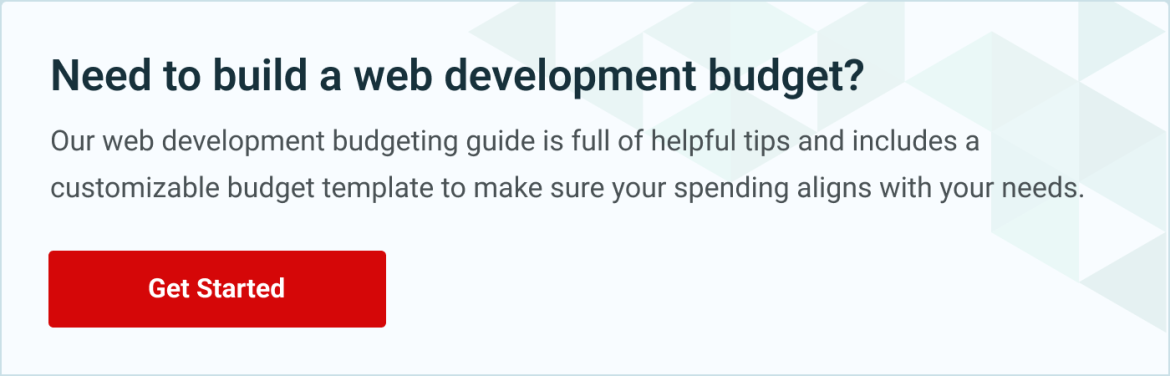 Web Development Company Pricing Guide January 2025